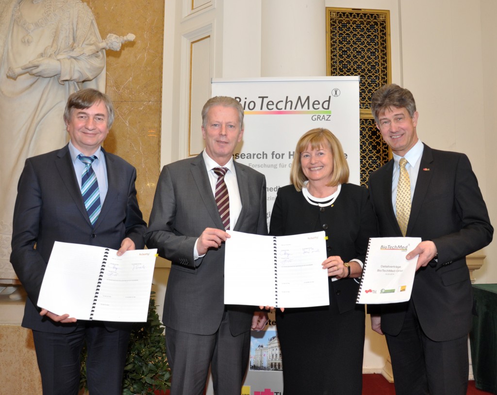 Unterzeichnung der Detailverträge BioTechMed-Graz - BioTechMed-Graz